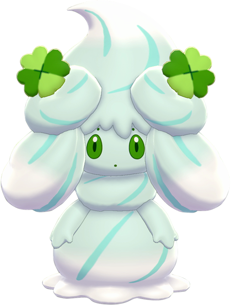 Whipped up a little chart showing off the current known Alcremie forms ...